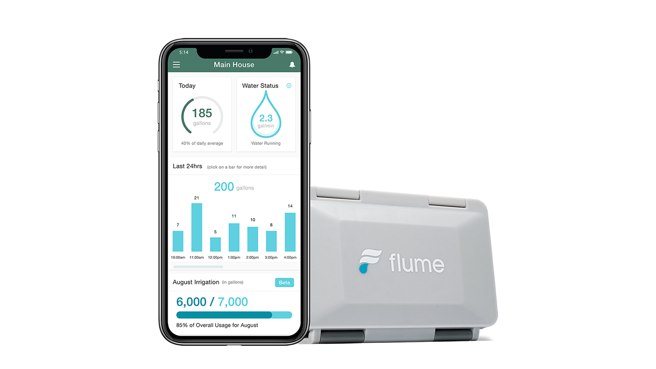 ម៉ូនីទ័រទឹកឆ្លាតវៃ Flume | Los Angeles Department of Water and Power